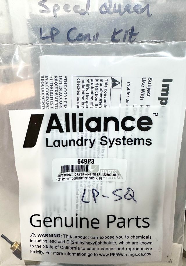 LP Conversion Kit for Speed Queen Dryers | King's Furniture & Appliance