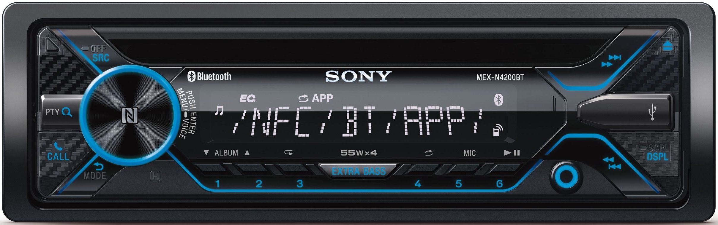 Sony MEX N4200BT CD Receiver with Bluetooth Hi Fi Buys Nashville TN