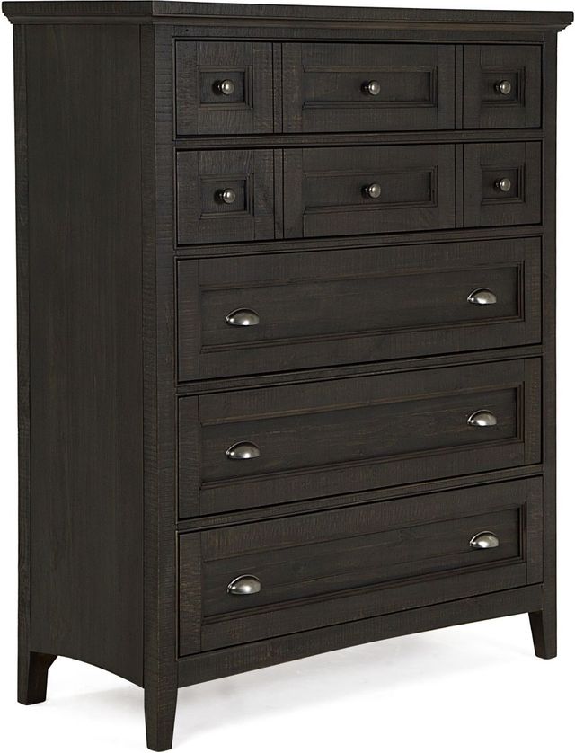 Commode haute avec tiroirs de Magnussen Home® Westley Falls - Graphite ...