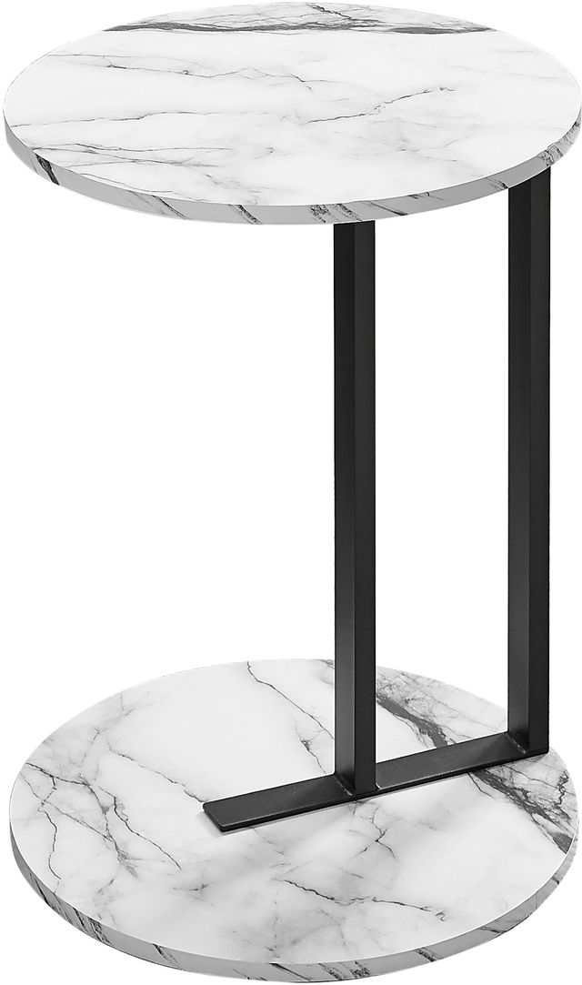 Accent Table, Side, Round, End, Nightstand, Lamp, Living Room, Bedroom ...