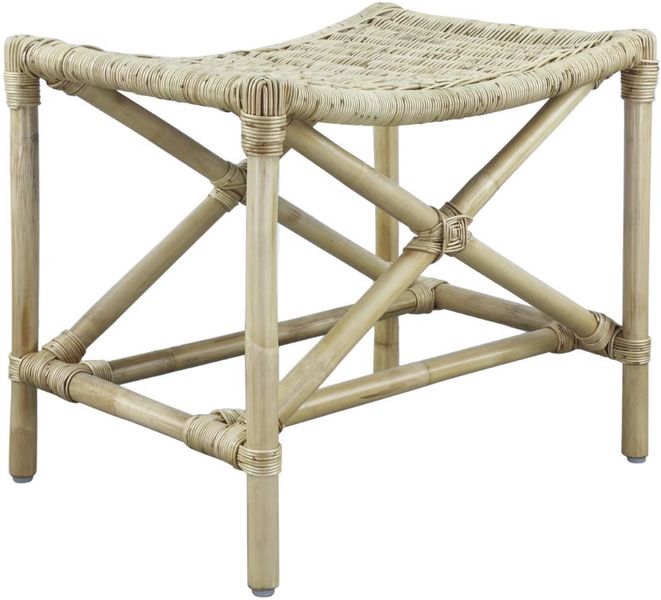 Jeffan Director Natural Stool | Miskelly Furniture