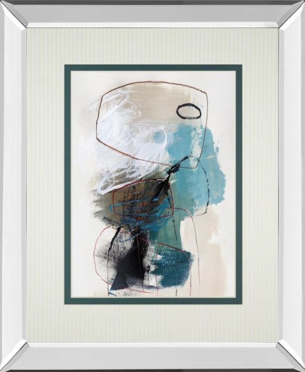 Classy Art In the Middle I by Barnes, N. Mirrored Frame Wall Art ...