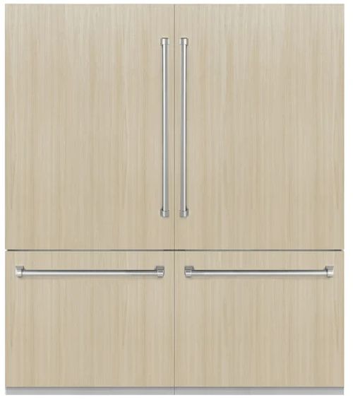 ZLINE 72" 39.6 Cu. Ft. Panel Ready Built-In French Door Refrigerator ...