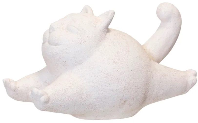Stylecraft White Terracotta Cat | Fischer Furniture | Rapid City, SD