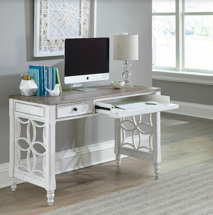 Magnolia manor antique white desk store