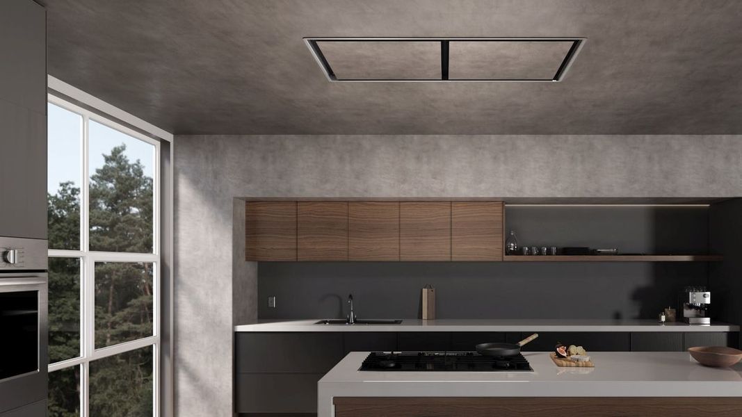 Elica Aria Nuova Cielo Iconic Series 60" Stainless Steel Island Range ...