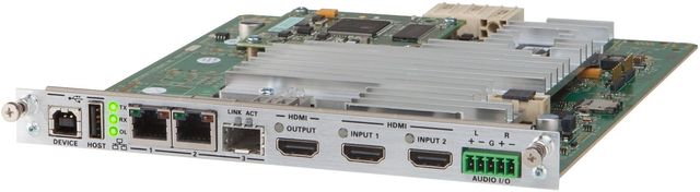 Crestron® DigitalMedia™ 4K60 4:4:4 HDR Network AV Encoder/Decoder Card ...