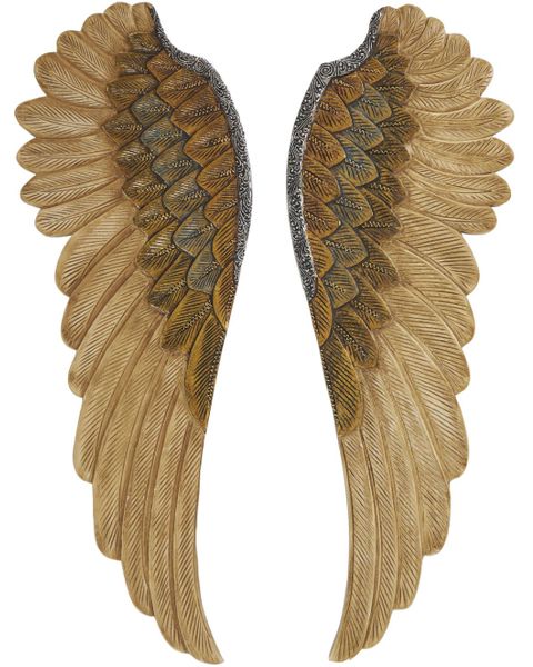 UMA Enterprise 2-Piece Angel Wings Gold Wall Art Set | Fischer ...