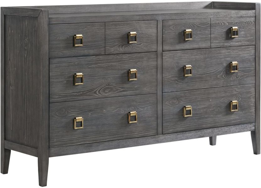 Intercon Portia Brushed Brindle Drawer Dresser | Fischer's Furniture ...