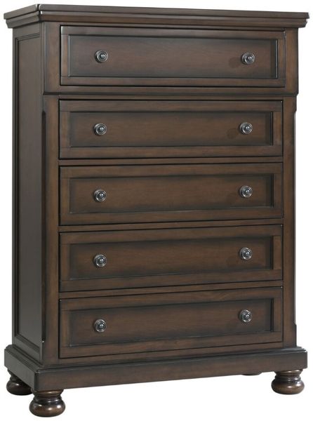 Elements International Kingston Walnut Chest | Bob Mills Furniture