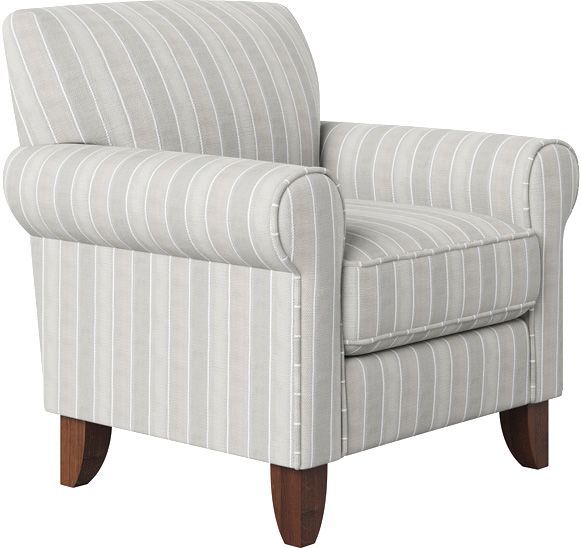 Fusion Furniture Max Pearl Shiplap Sand Gray Accent Chair | Fischer ...