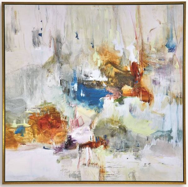 Uttermost® In The Beginning Framed Abstract Art | Fischer Furniture ...