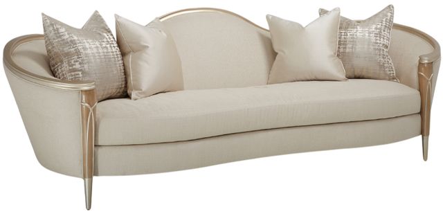 Michael Amini® Villa Cherie Beige Sofa | Lacks Furniture | Brownsville ...