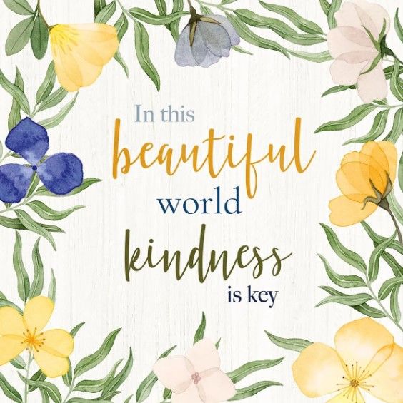 Classy Art Kindness is Key by Kourtni Gunn Wall Art | Fischer Furniture ...
