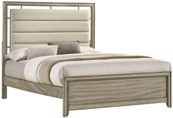 Coaster Giselle Rustic Beige Eastern King Panel Bed