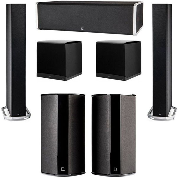 Definitive Technology 5.2 System with 2 BP9060 Tower Speakers, 1 CS9060 ...