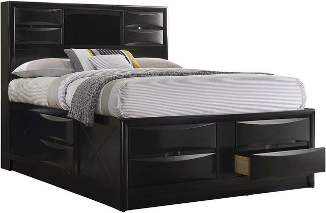 Coaster® Briana Black Platform Storage Bed | Fred's Furniture Co ...