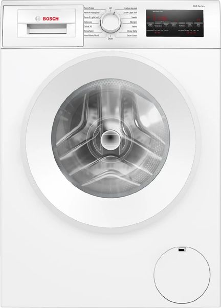 Bosch® 300 Series 2.2 Cu. Ft. White Compact Front Load Washer | Jonas ...