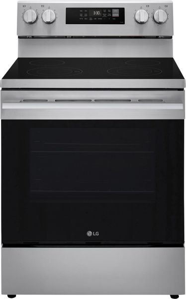 LG 30" Stainless Steel Smart Freestanding Electric Range with Probake ...