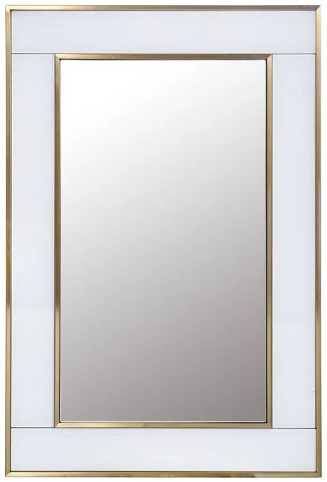 Stylecraft Dann Foley Lifestyle White Small Mirror | Miskelly Furniture