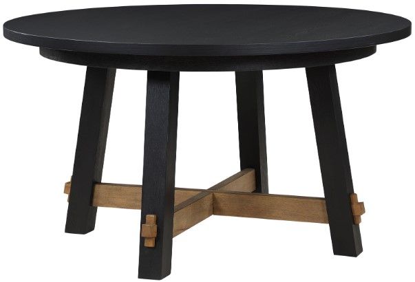 Steve Silver Co. Aubrey Black Round Dining Table | Price Point ...