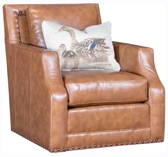 Mayo Customizable 2387L Leather Swivel Glider Chair | High Point ...