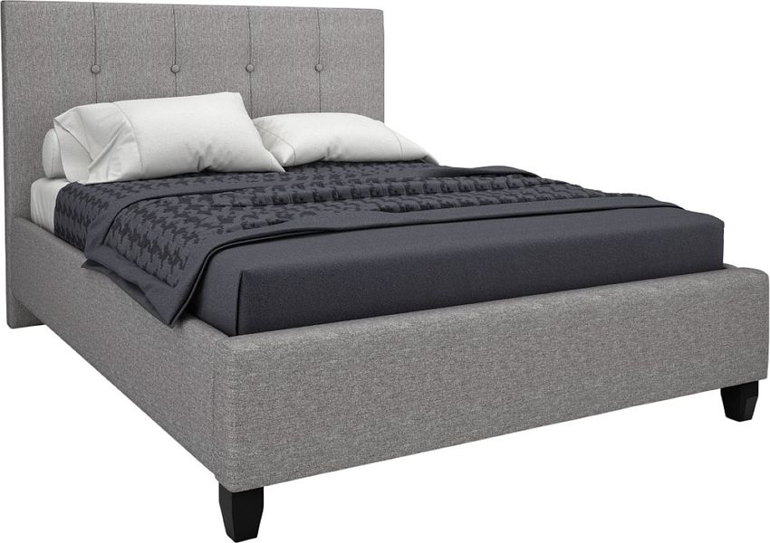Beaudoin Customizable Lyon Twin Upholstered Box Spring Base Bed with ...