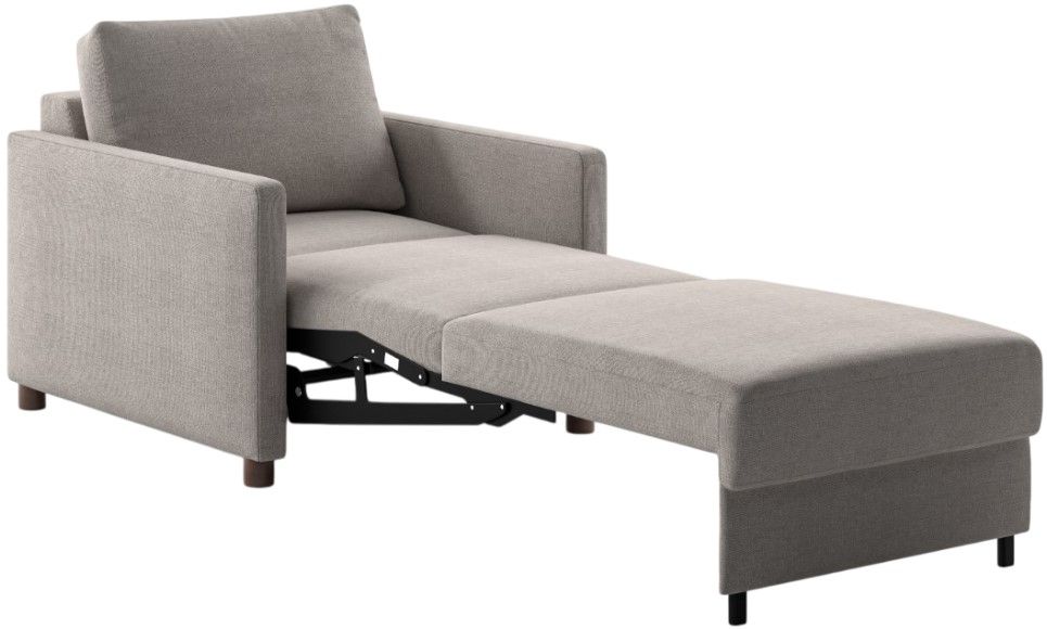 Luonto® Furniture Polar Oasis/Walnut Sleeper Chair | BlvdHome