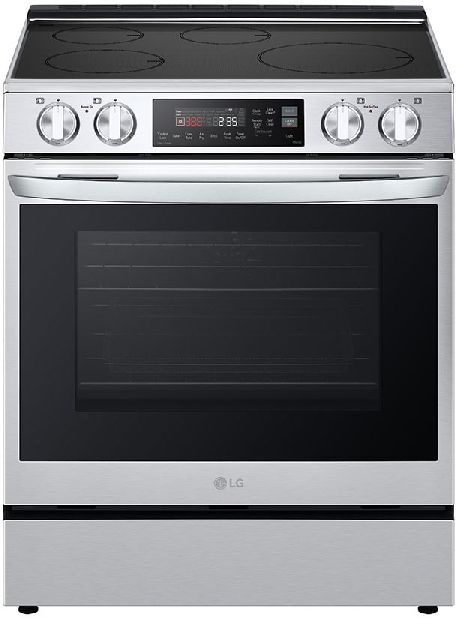 LG 30" PrintProof Stainless Steel Slide In Induction Range | FW Black