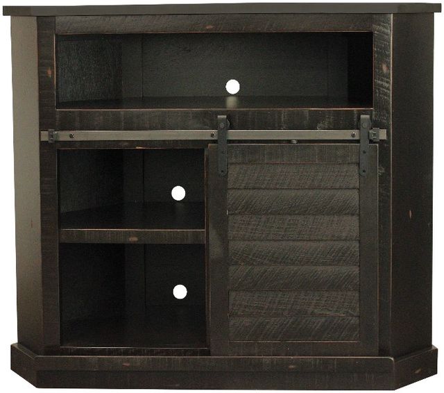 American Heartland Manufacturing Rustic Antique Black Alcove Shutter ...