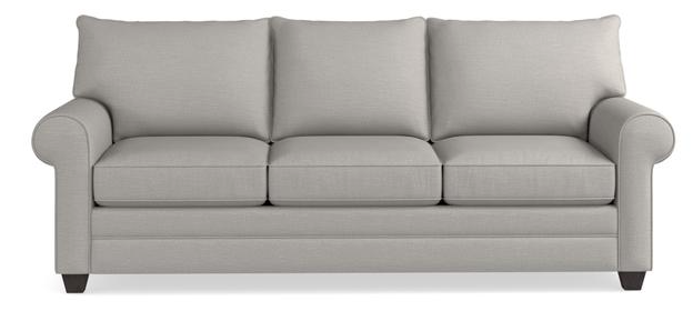 Bassett® Furniture Alexander Gray Roll Arm Sofa | Fitzgerald Home ...