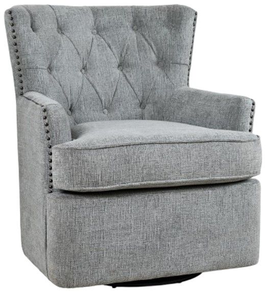 Jofran Inc. Bryson Ash Swivel Accent Chair | Fischer Furniture | Rapid ...