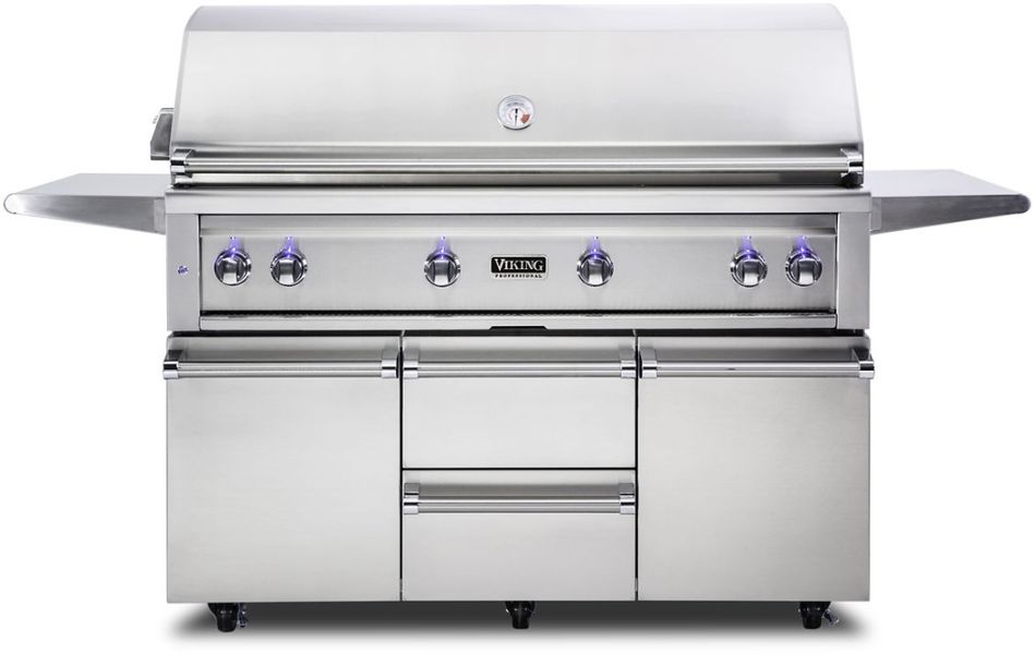 Viking® 5 Series 6-Burner Stainless Steel Freestanding Liquid Propane ...