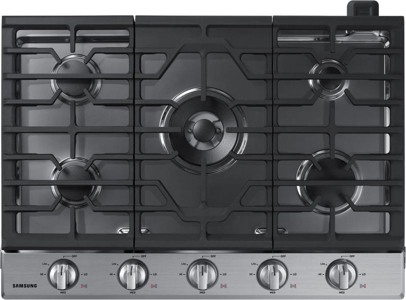 Samsung 30" Stainless Steel Gas Cooktop with Griddle | Famous Tate ...