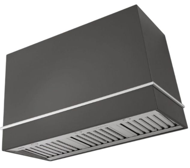AGA Loge 48" Slate Wall Mounted Range Hood with Polished Chrome Trim ...