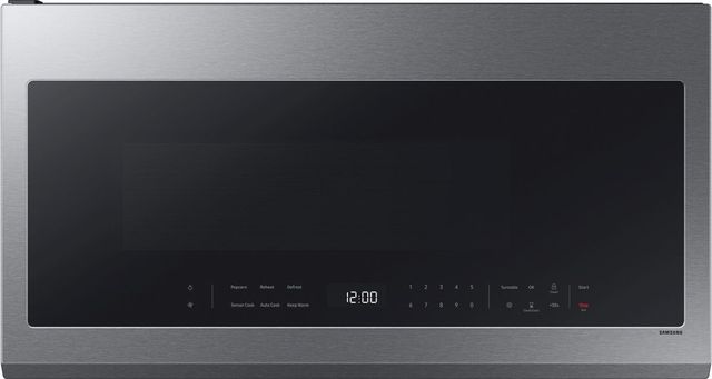 Samsung® 2.1 Cu. Ft. Fingerprint Resistant Stainless Steel Over The ...