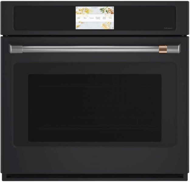 Café™ Professional Series 30" Matte Black Electric Single Wall Oven ...