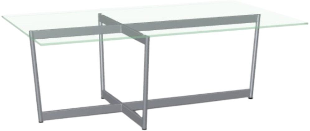 Amisco Customizable Jill Glass Top Coffee Table | Gould's Home ...