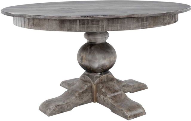 Canadel Champlain Shadow Washed Pedestal Dining Table | Colemans ...