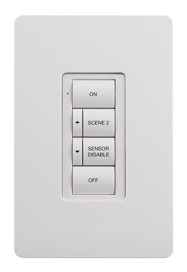 Crestron® Zum™ Battery-Powered Wireless 6 Button Keypad-Almond | Real ...