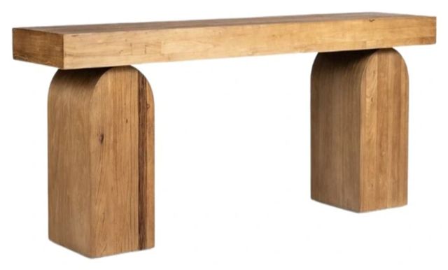 Four Hands Keane Natural Elm Console Table | Karvonen’s
