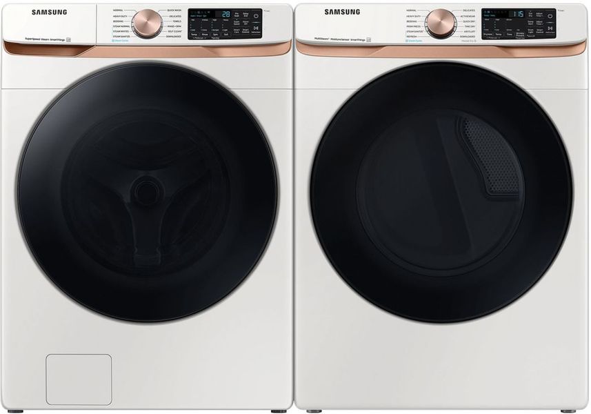 Samsung Ivory Front Load Laundry Pair | Grand Appliance and TV