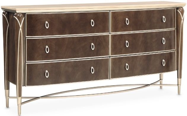 Michael Amini® Villa Cherie Hazelnut Dresser | Lacks Furniture ...