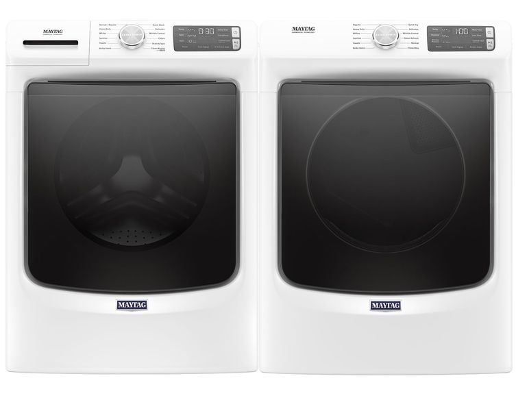 Maytag® White Front Load Laundry Pair | Lacks Furniture | Brownsville ...