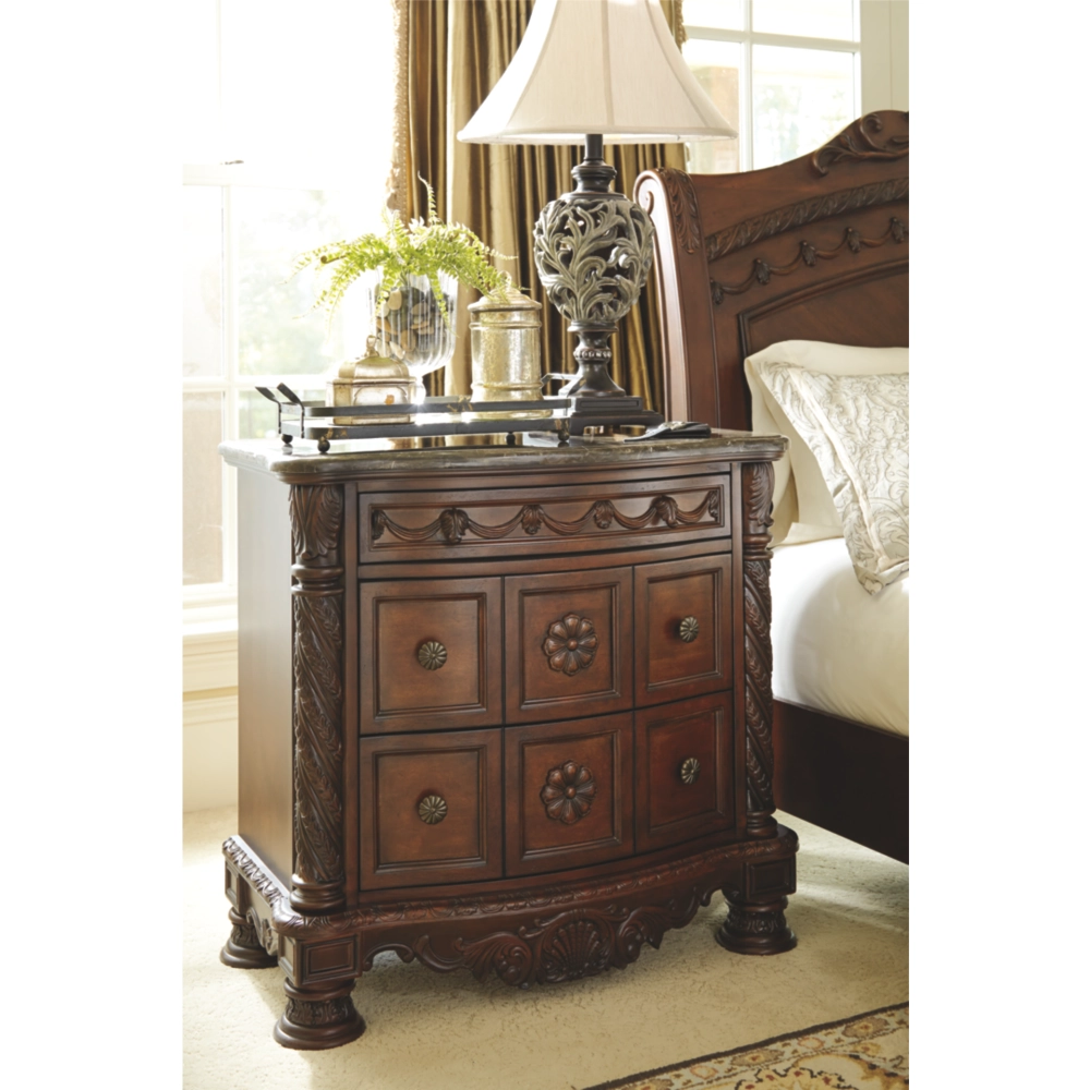 Ashley north shore upholstered bench stores store