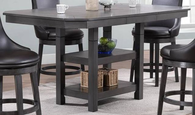 Urban Styles Furniture New Haven Gray Counter Height Table | Fischer ...