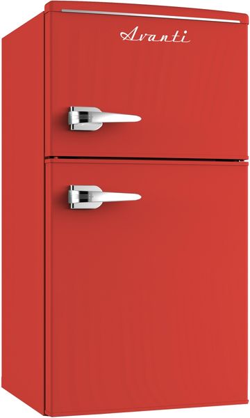 Avanti® Retro Series 18" 3.0 Cu. Ft. Red Compact Refrigerator ...