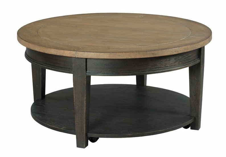 Hammary® Hancock Brown Round Coffee Table | Bob Mills Furniture