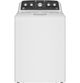 GE® 4.5 Cu. Ft White Agitator Top Load Washer with Stainless Steel ...