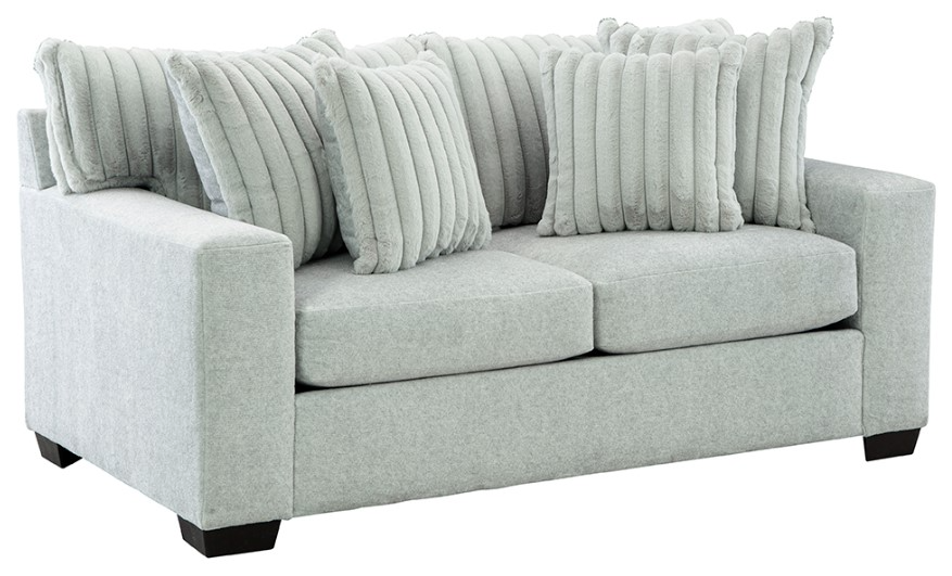 Silver loveseat store